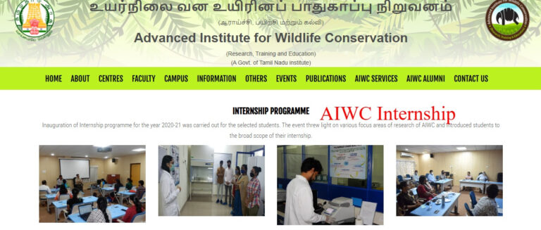 AIWC Summer Internship 2026: Apply Now for Wildlife Conservation ...